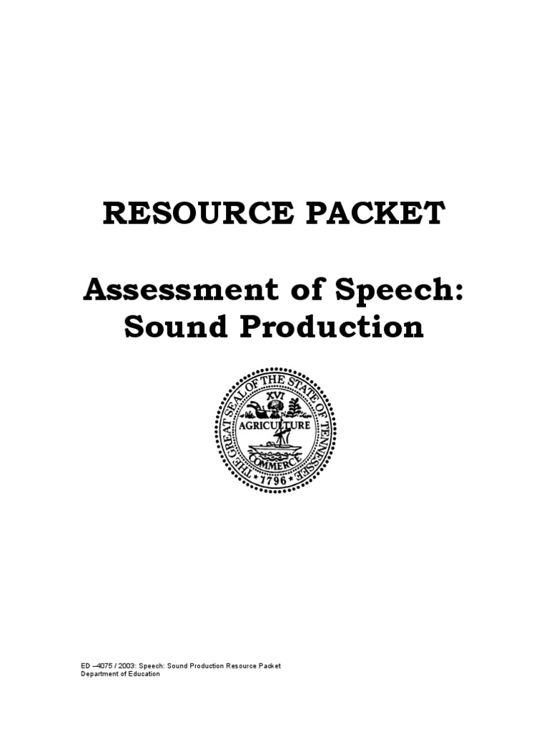 TN Speech Packet | PDF | Speech | Phonology