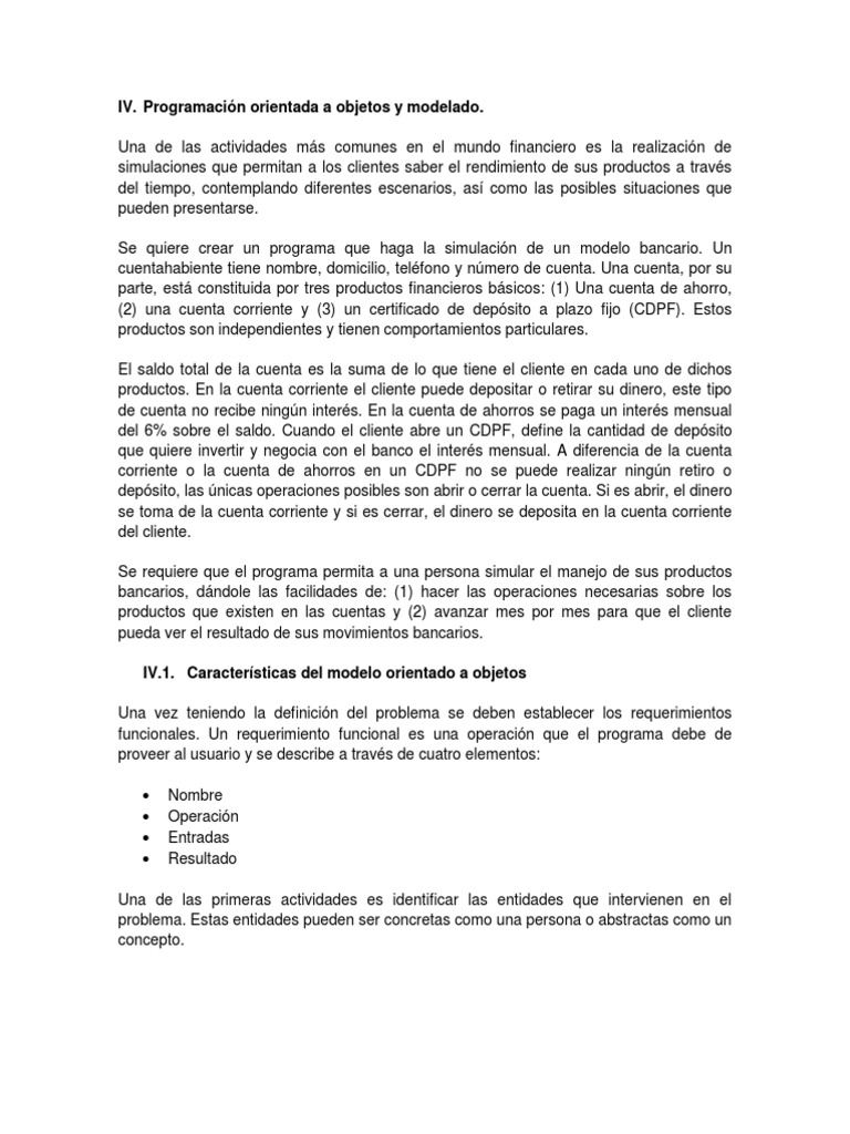 Fundamentos de Programación Unidad 4 | PDF | Objeto (informática) | C