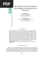 Cohesion Cu Based On SPT Results (Stroud 1974) | PDF | Infrastructure ...