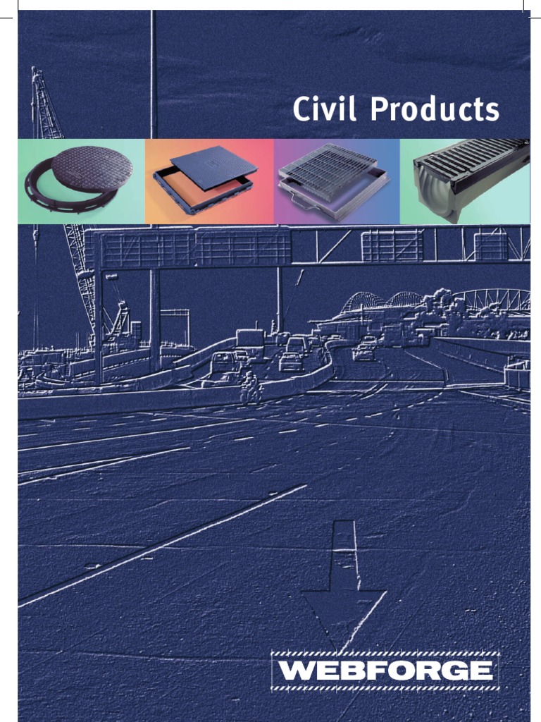 Webforge Civil Products Brochure | PDF | Reinforced Concrete | Concrete