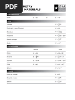 8th Grade Math STAAR Formula Sheet | PDF