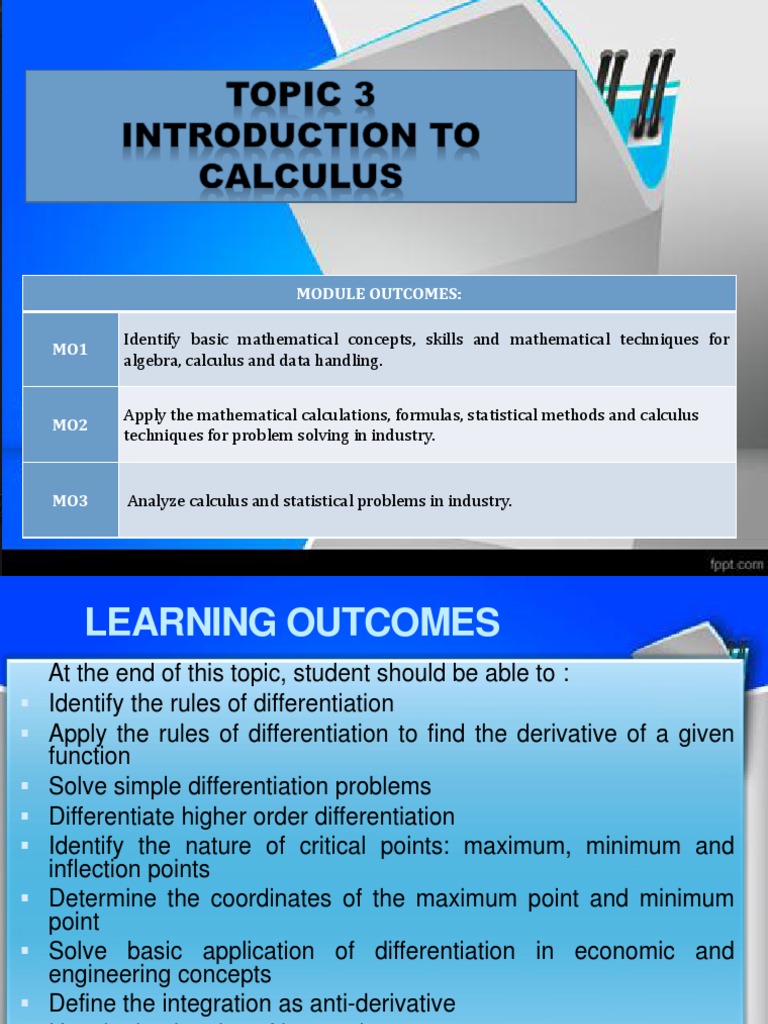 Topic 3 Introduction - Differentiation | Download Free PDF | Maxima And ...
