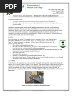 Weekly Eyewash Station Checklist | PDF