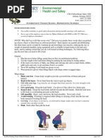 Proper Lifting Toolbox Talk | PDF | Sports