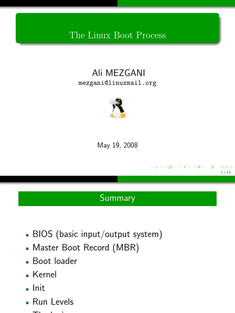 Linux Boot Process | PDF | Booting | Bios