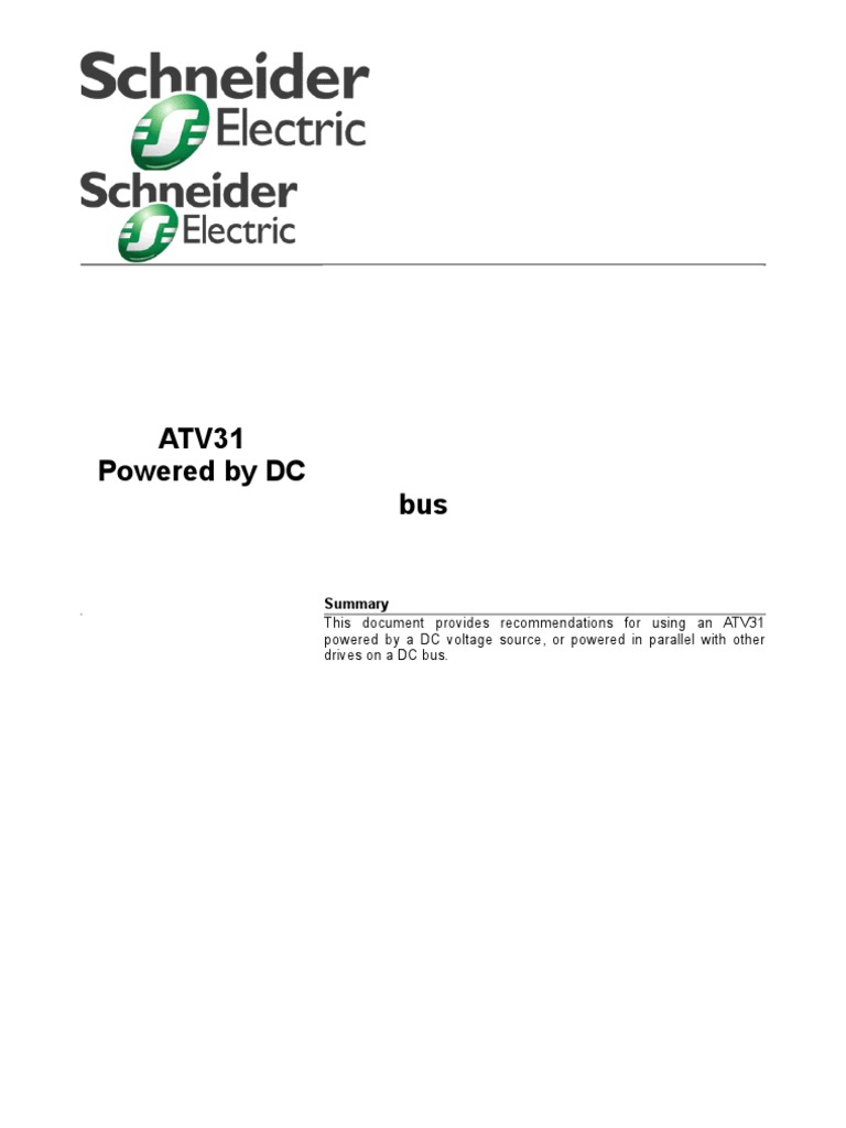 DC Bus Connection | PDF | Direct Current | Components
