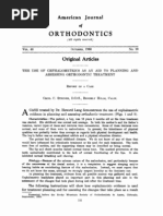 Angle - 1899 - Classification of Malocclusion | PDF