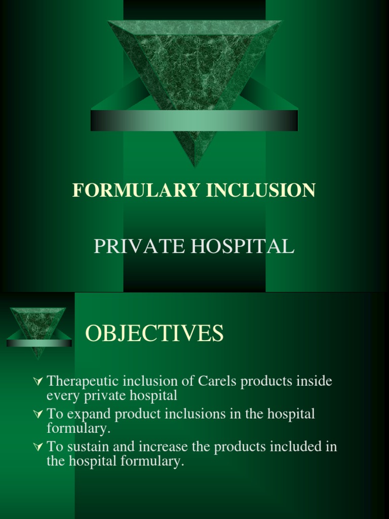 Formulary Inclusion | PDF