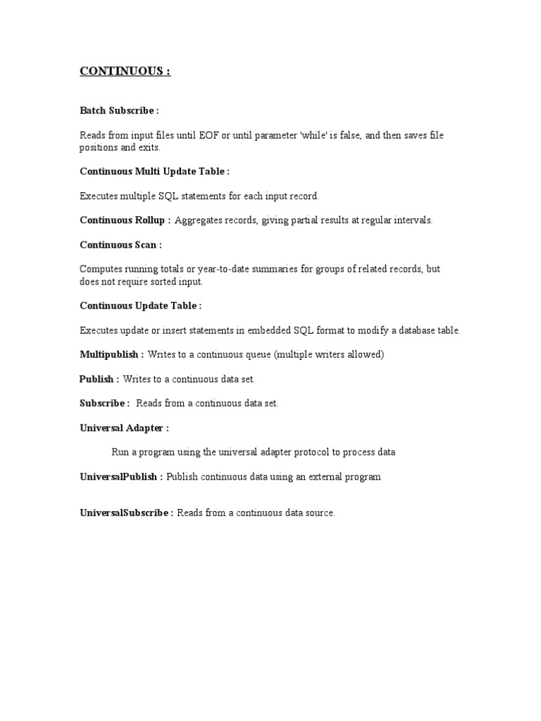 Components | PDF | Ibm Db2 | Sql