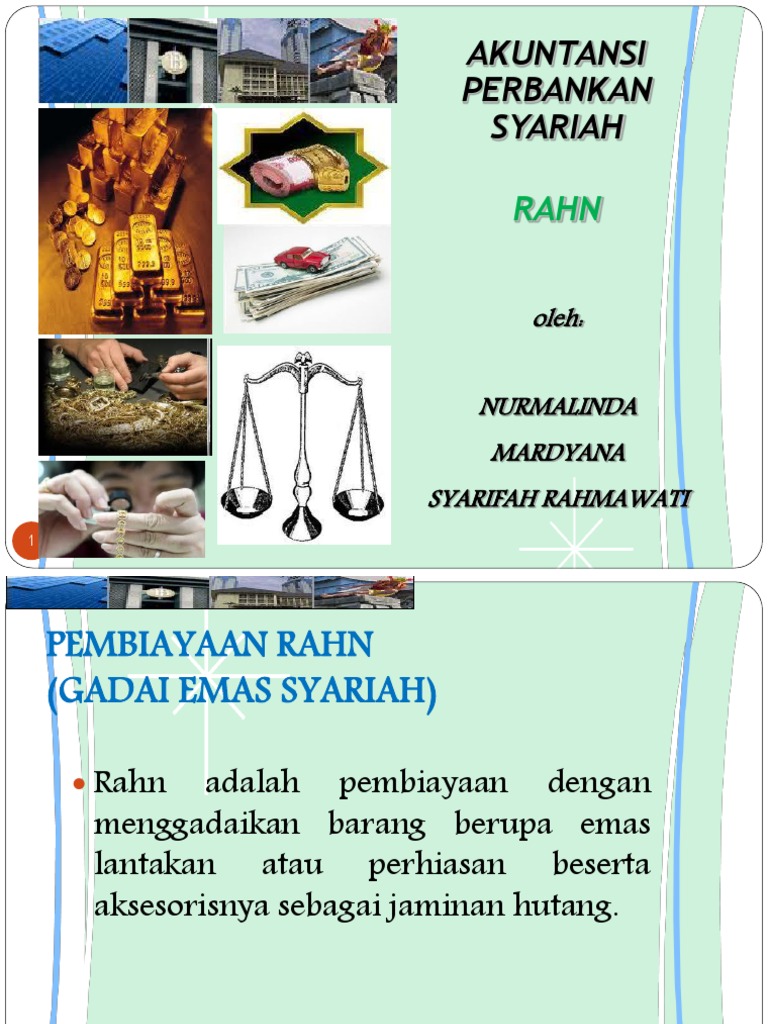 Skema Pembiayaan Rahn Syariah | PDF