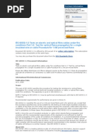 Iec 60332-1 | PDF | Electrical Conductor | Fires