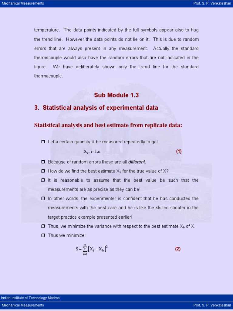 Mechanical Measurements | PDF