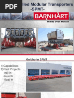 Mammoet SPMT Brochure | PDF | Modularity | Tire
