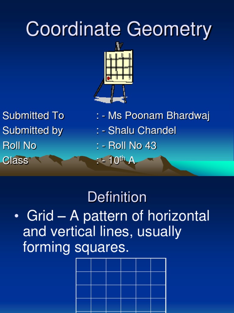 Coordinate Geometry | PDF | Line (Geometry) | Analytic Geometry