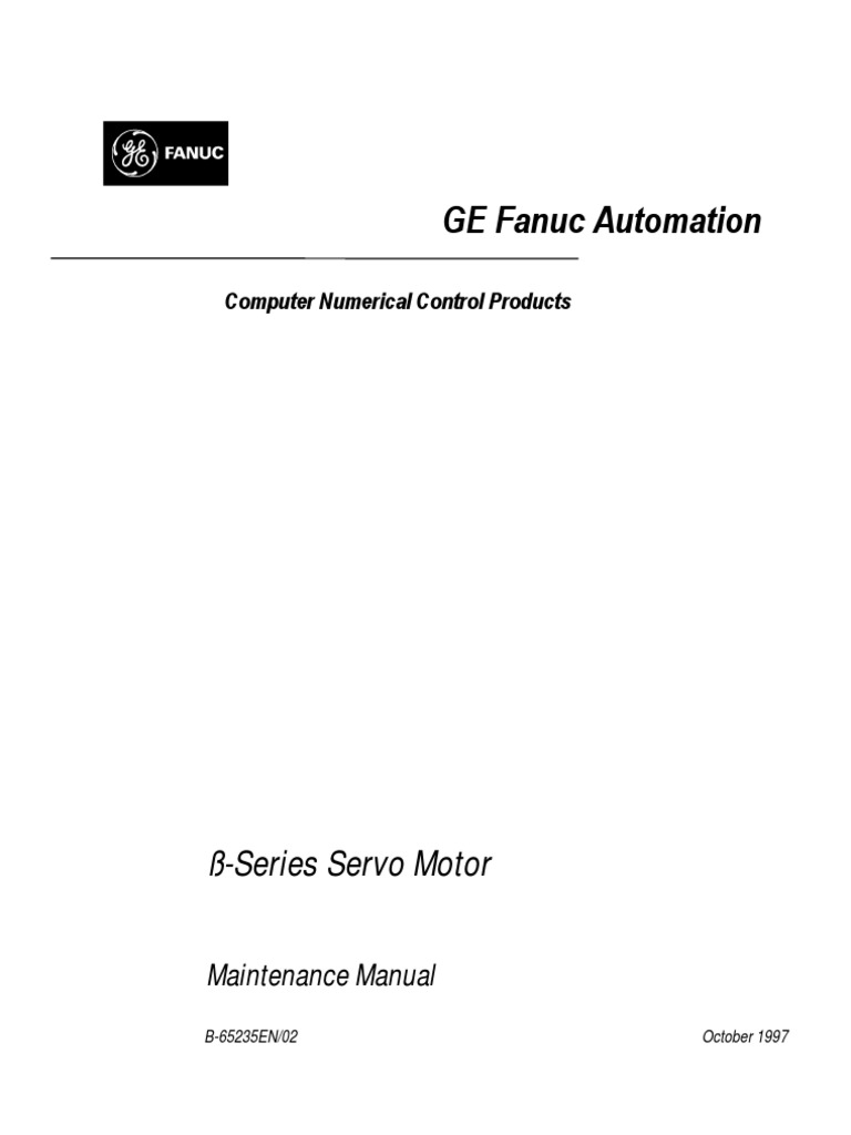 Fanuc Beta Servo Motor | PDF