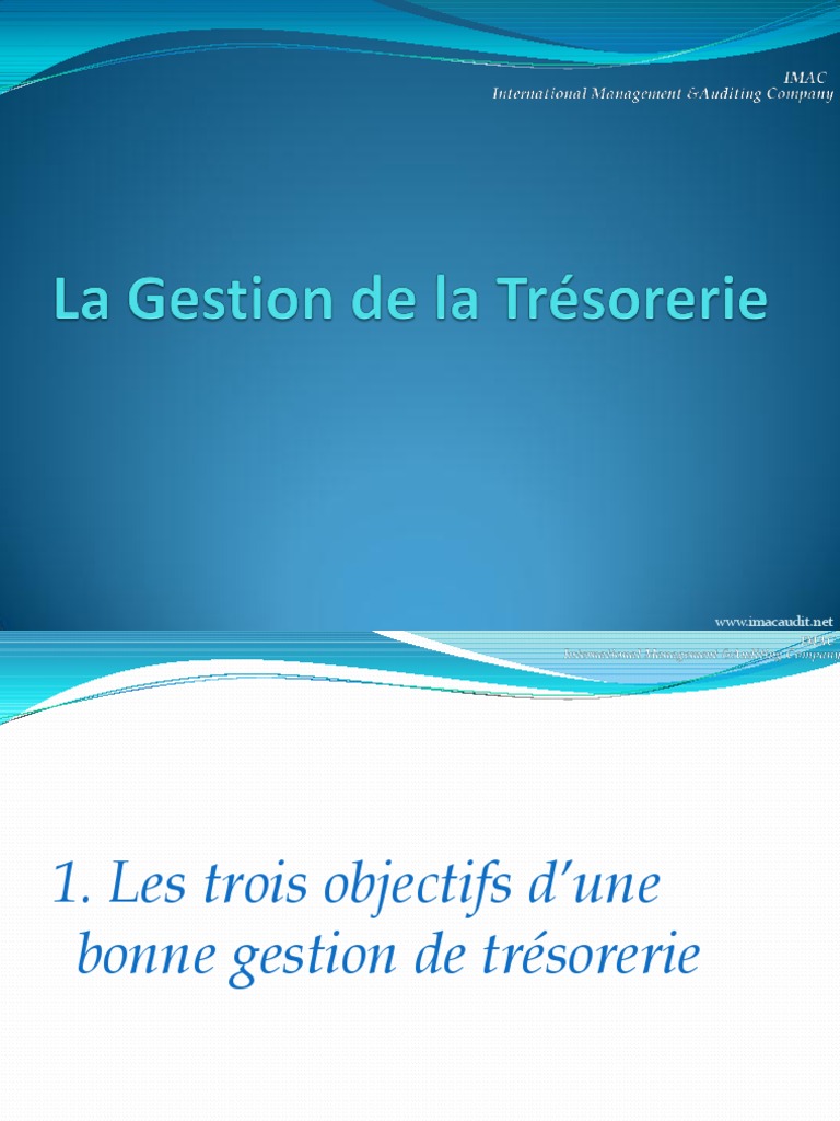 Gestion de Tresorerie | PDF | Droit