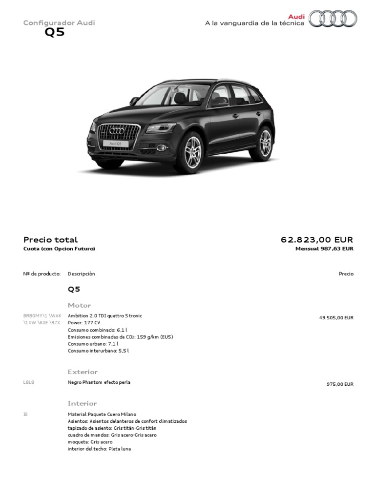 Audi Q5 | PDF | Eje | Audi
