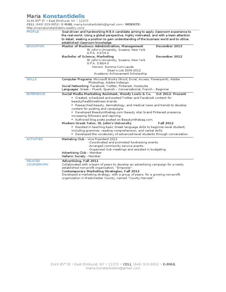 Resume MK | PDF | Career & Growth