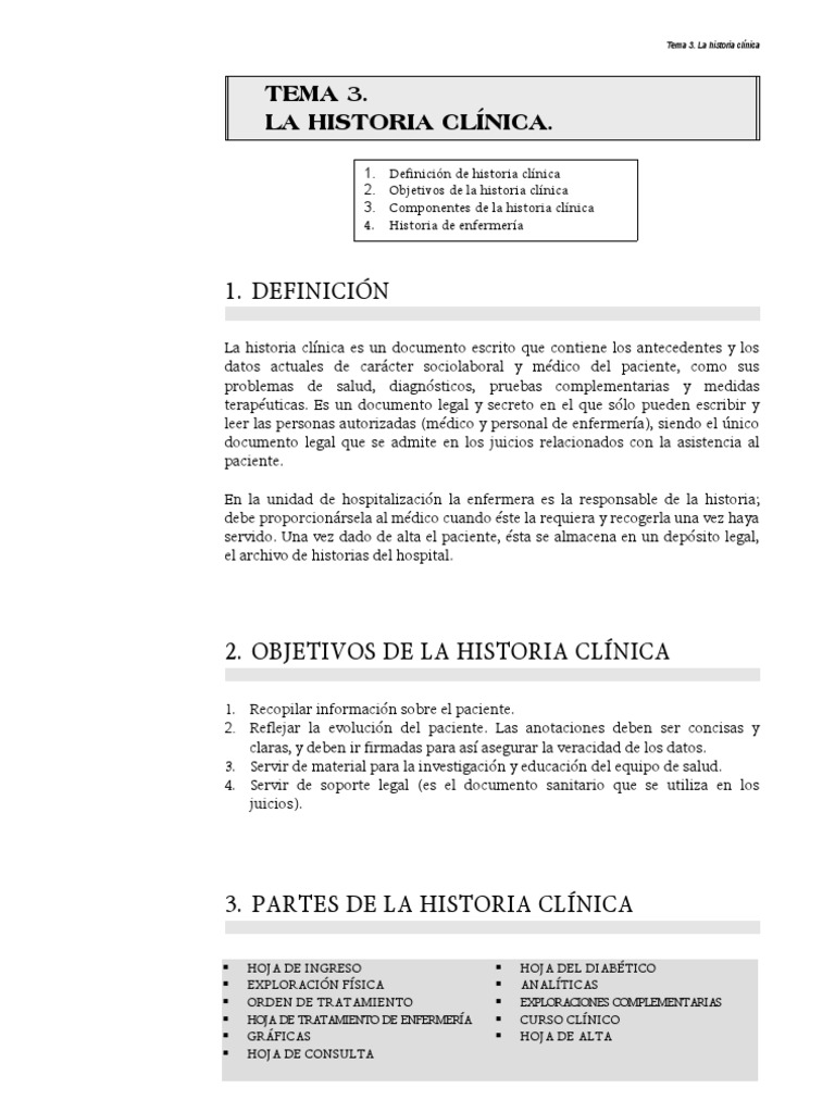 Guía Completa de la Historia Clínica | PDF