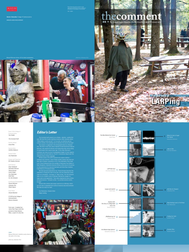 Comment Magazine, 2010 | PDF | Stuttering