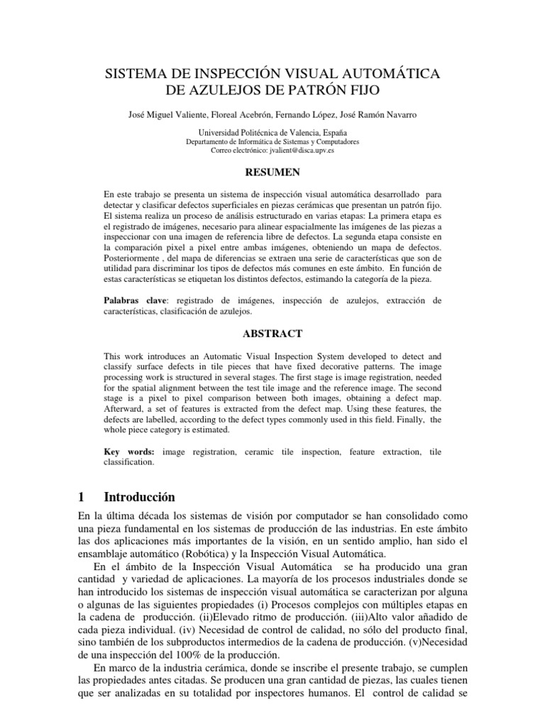 Inspeccion Visual | PDF