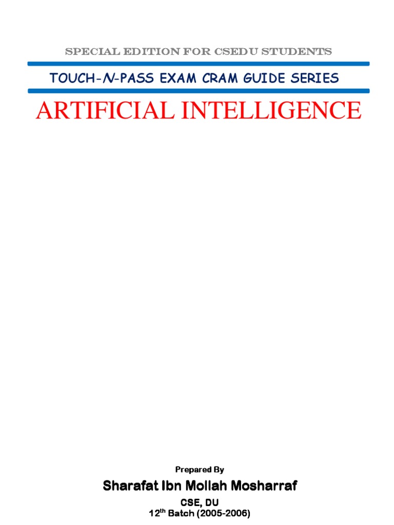 Ai Question Bank Pdf Artificial Intelligence Intelligence Ai