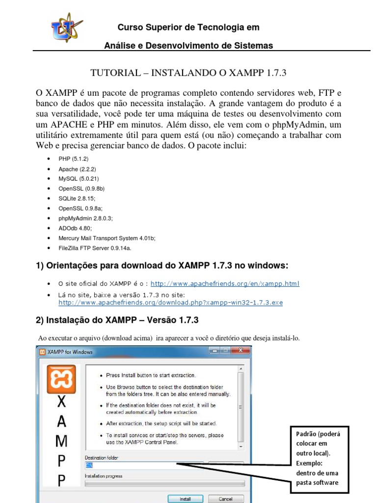 Tutorial Xampp | PDF | Php | Servidor HTTP Apache