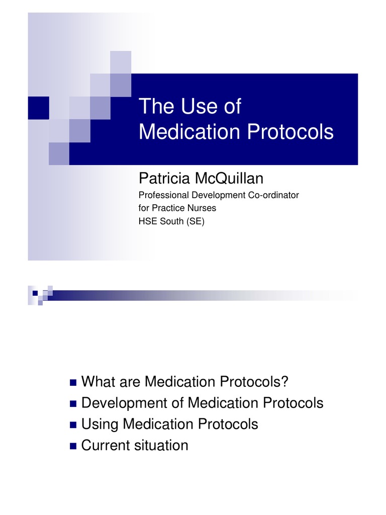 Understanding Medication Protocols in Nursing | PDF | Midwife ...