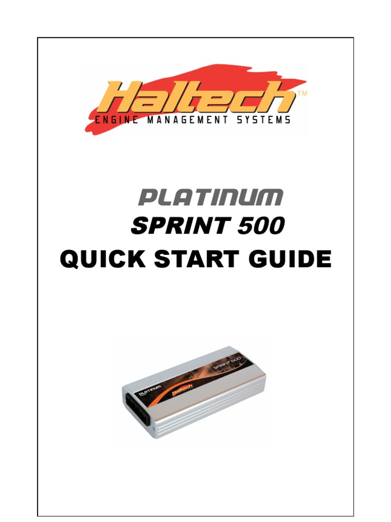 Haltech ECU Installation Guide | PDF | Fuel Injection | Ignition System