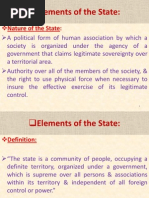 4 Elements of State | PDF | Sovereign State | Sovereignty