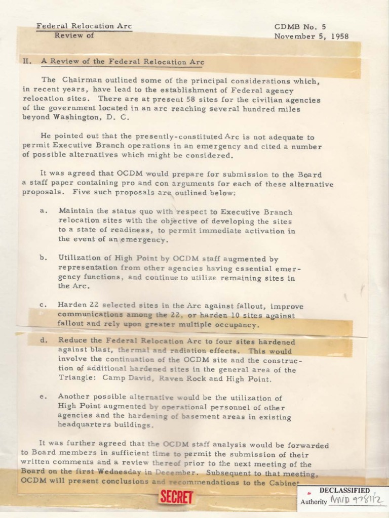 Federal Relocation Arc 1958-1959 | PDF