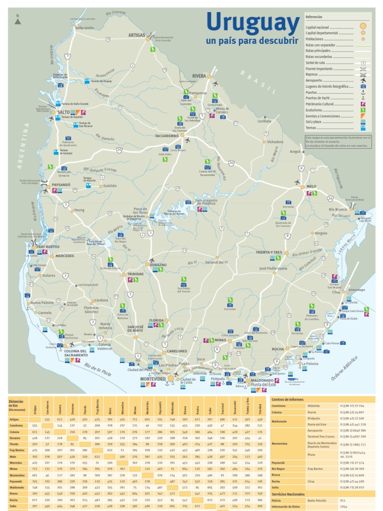 Uruguay Mapa Rutero | PDF | Uruguay | Science