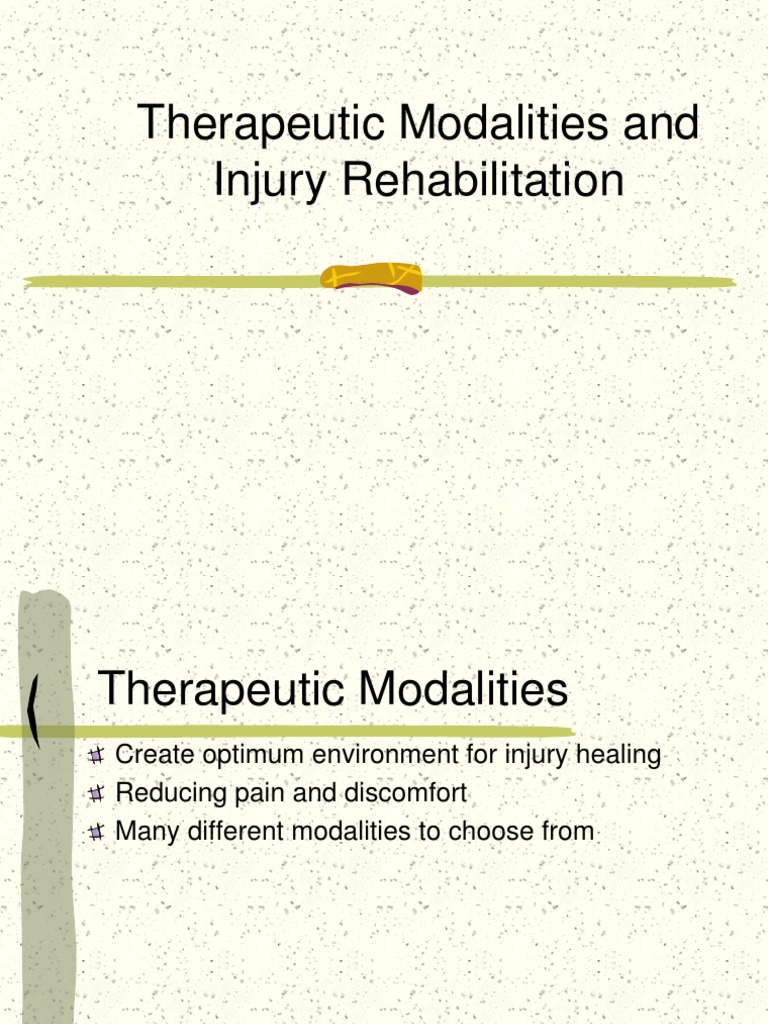 Therapeutic Modalities and Rehab | PDF | Muscle Contraction | Physical ...