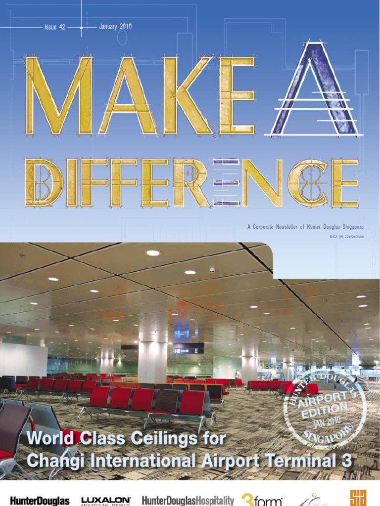 World Class Ceilings For Changi International Airport Terminal 3 | PDF ...