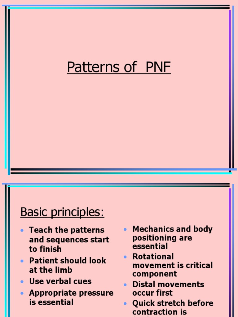 PNF Diagonal Patterns Overview | PDF | Anatomical Terms Of Motion | Foot