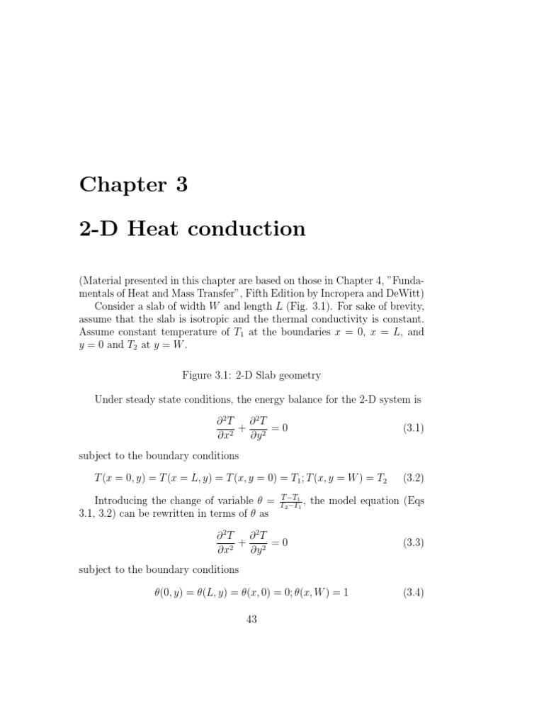 2 D Conduction Pdf Thermal Conduction Eigenvalues And Eigenvectors