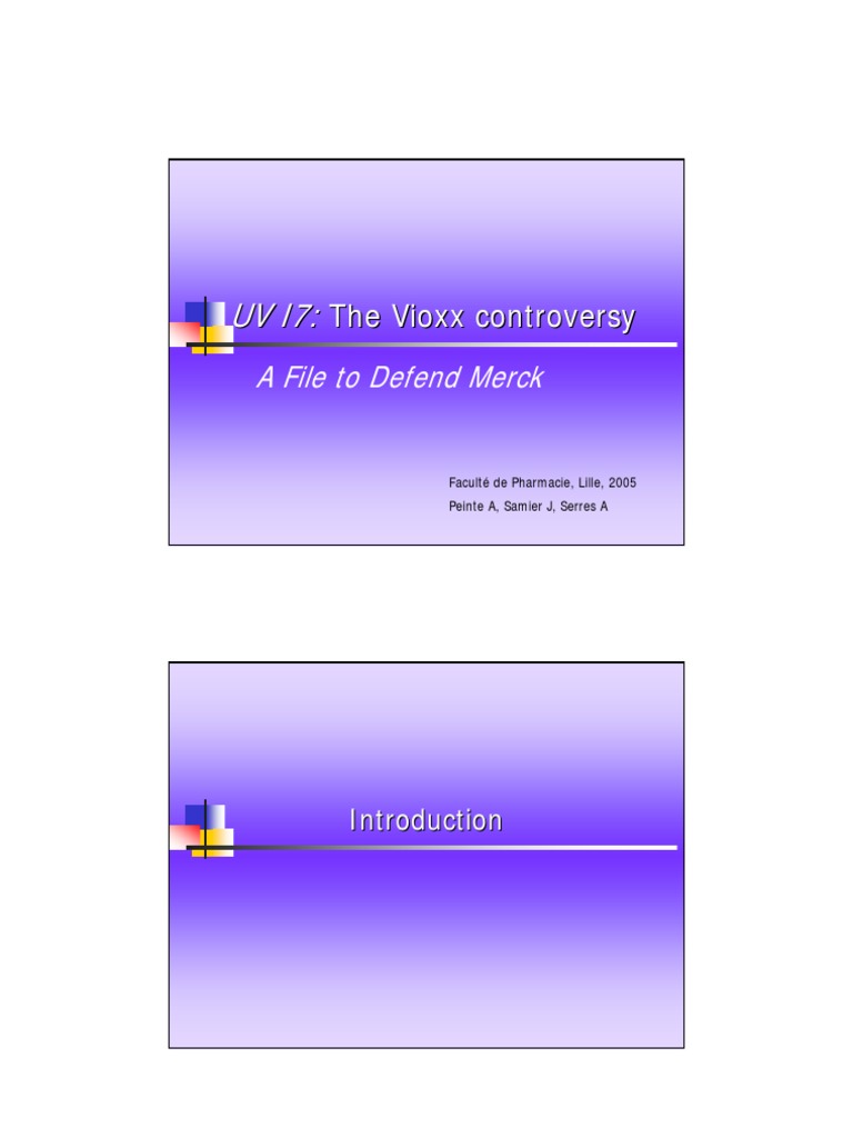 Vioxx | PDF | Nonsteroidal Anti Inflammatory Drug | Aspirin