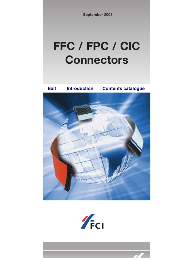 Fci Connector Catalog | Printed Circuit Board | Electrical Connector