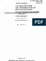 General Requirements For Design and Construction of Foundations in Soils - Code of Practice ...
