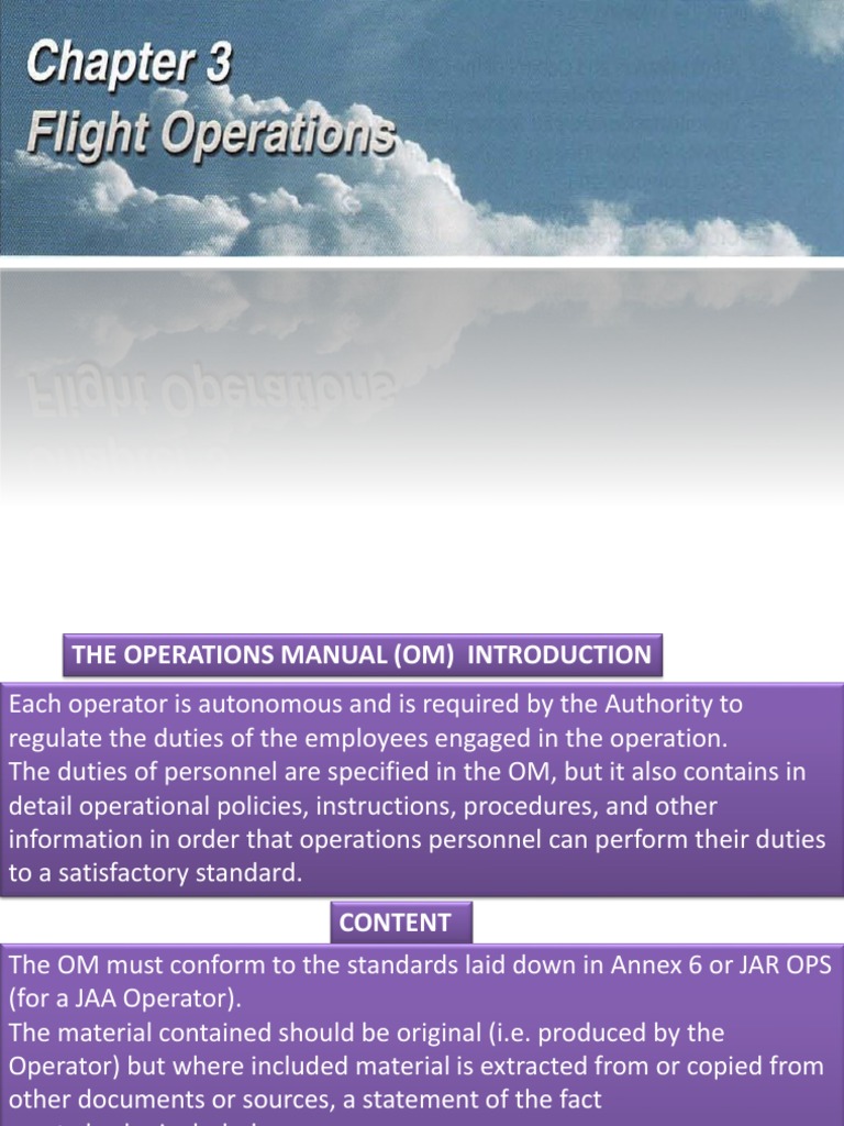 Presentation Operational Procedure | PDF | Instrument Flight Rules ...