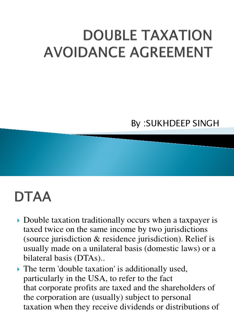 Double Taxation Avoidance Agreement | PDF | Double Taxation | Tax Treaty