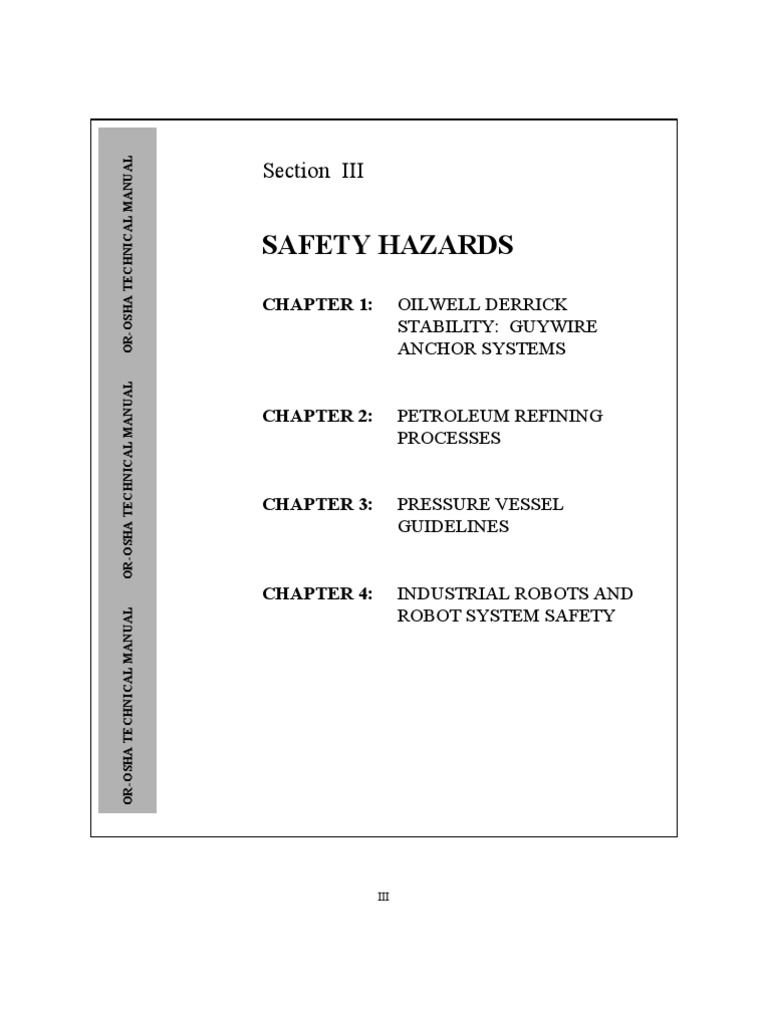 OSHA Technical Manual | PDF | Oil Refinery | Cracking (Chemistry)