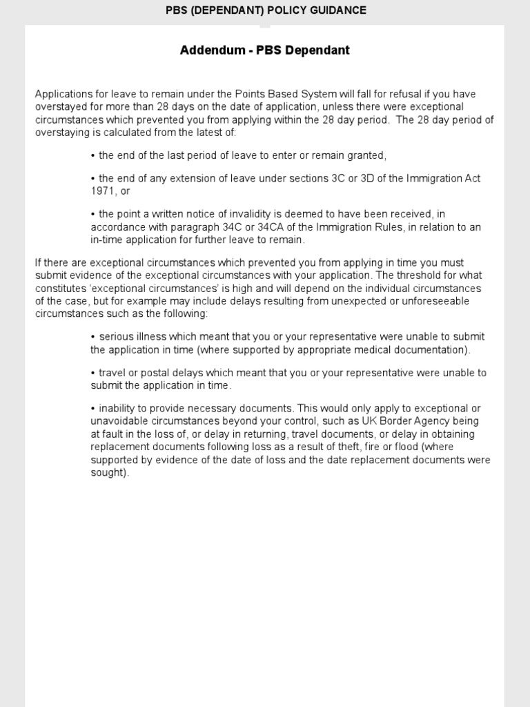 PBS Dependent Policy | PDF | Cheque | Banks