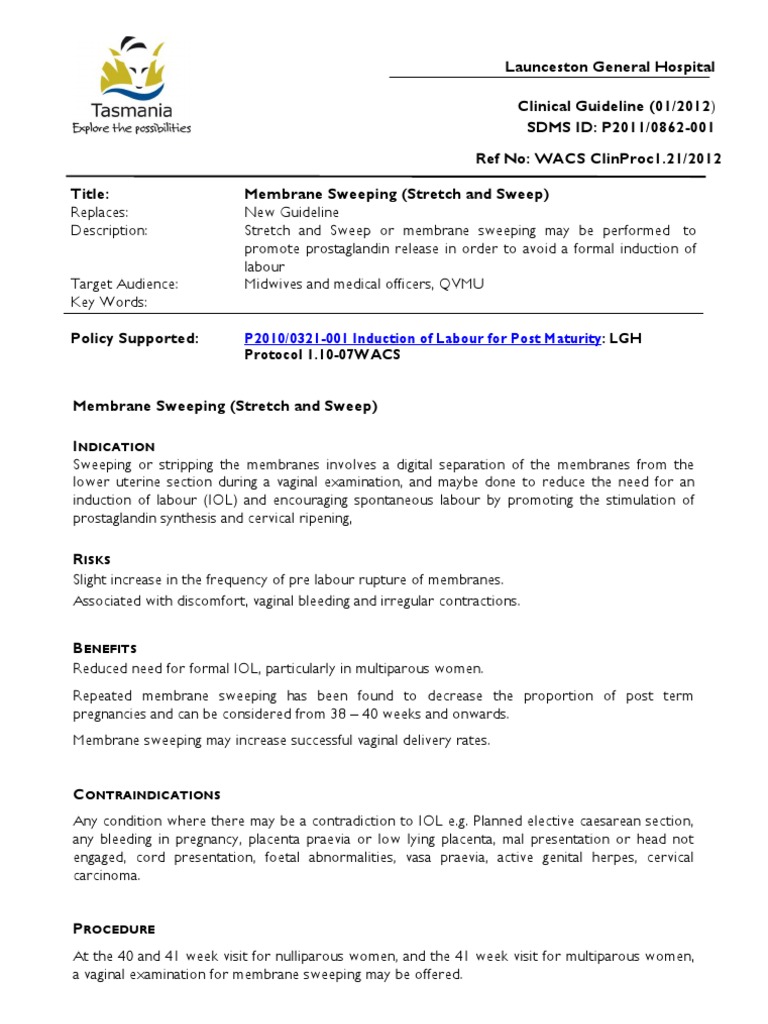 Stretch & Sweep | Childbirth | Midwifery