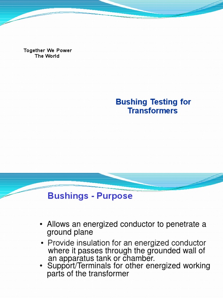 Transformer Bushing Testing Procedures | PDF | Home & Garden | Computers