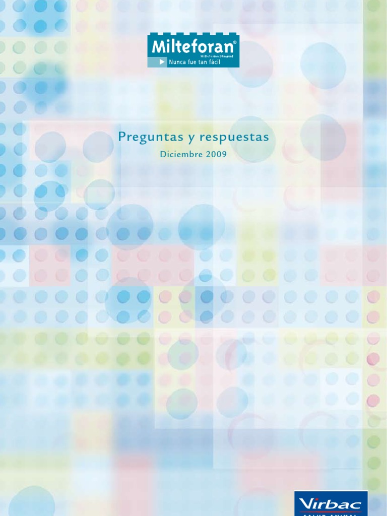 FAQ Milteforan | PDF | Leishmania | Diagnostico medico