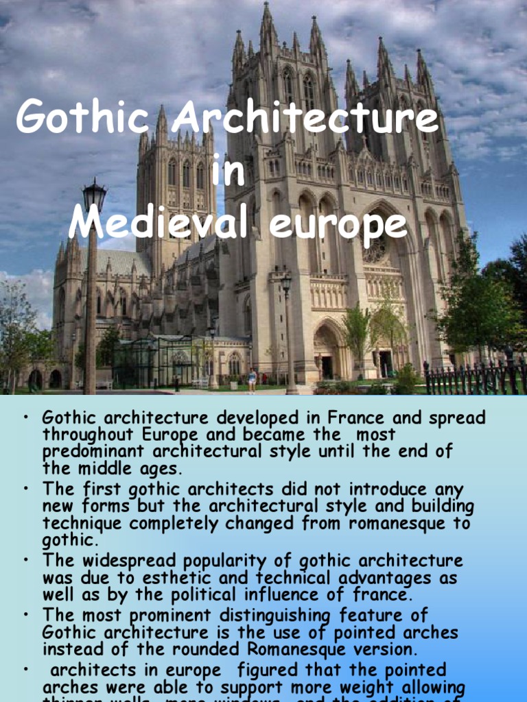 Overview of Gothic Architecture in Europe | PDF