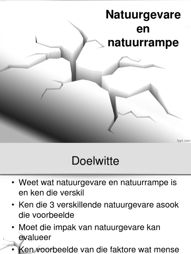 Natuurgevare en Rampe | PDF
