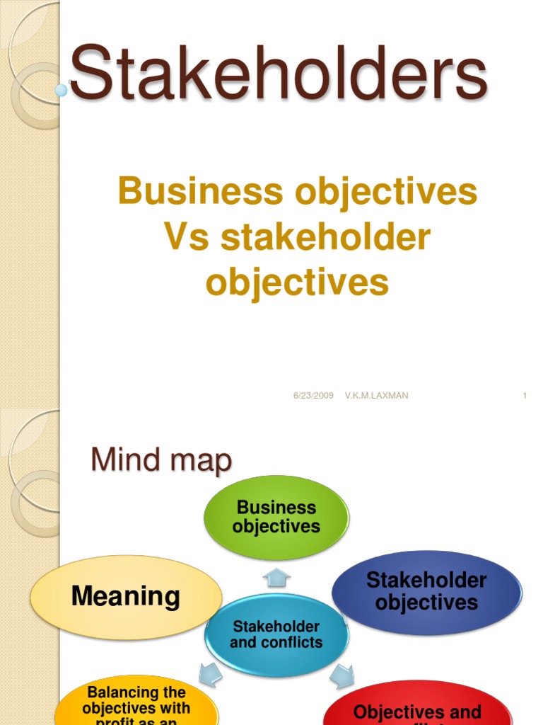 Stakeholder Conflicts in Business Objectives | PDF | Profit (Accounting ...