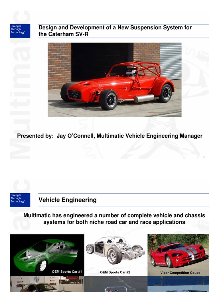 Caterham Suspension | PDF
